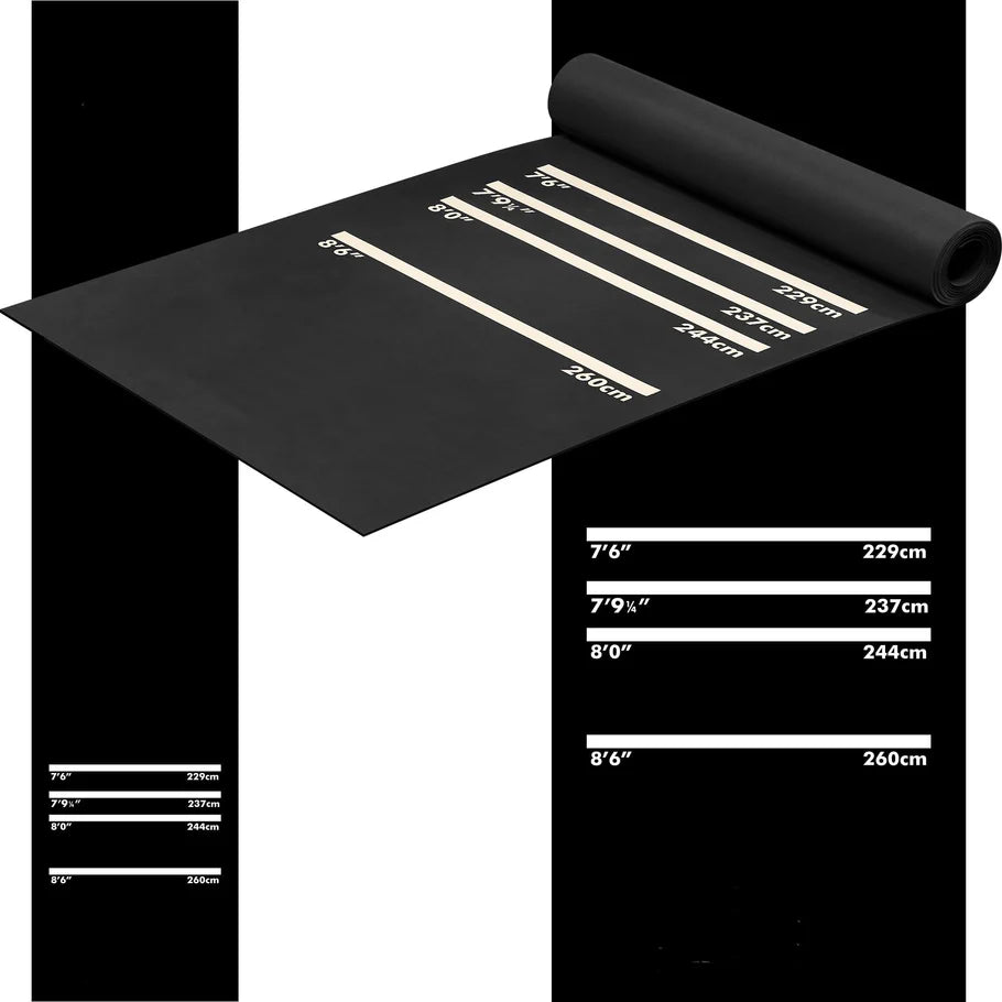 DESIGNA - DARTS MAT - HEAVY DUTY RUBBER - PRO LEVEL DART MAT – www ...