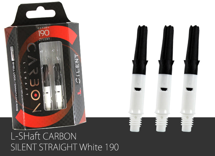 LSTYLE - L-Shafts - 'STRAIGHT' - Silent Spin - Carbon - White - Stems ...