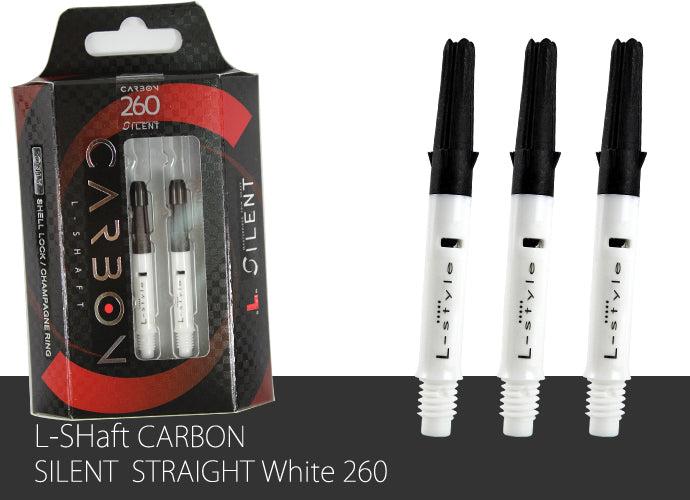 LSTYLE - L-Shafts - 'STRAIGHT' - Silent Spin - Carbon - White - Stems ...